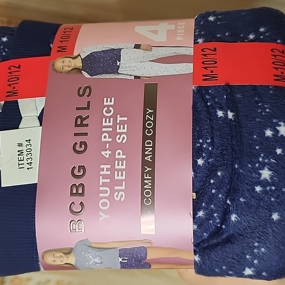 BCBGirls | Pajamas | Bcbg Nwt Girls M 4 Piece Sleep Set Comfy Amd Cozy ...